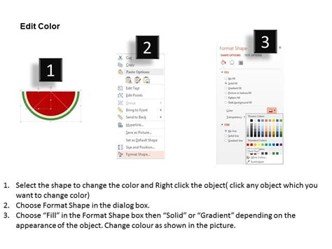 Three Sections In Semi Circle Powerpoint Template