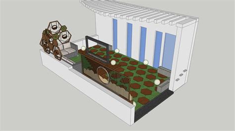 Modern Terrace Garden 3d Warehouse