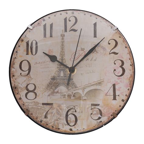 Horloge Murale Et De Table En Plastique Avec Chevalet Paris Tour