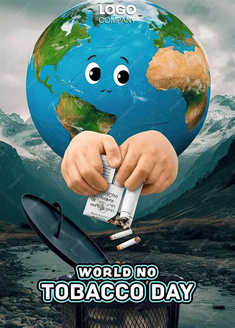 Premium Psd Creative Design Idea For Poster World No Tobacco Day