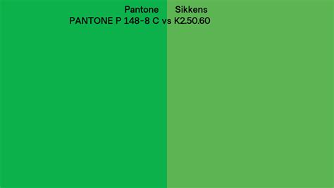 Pantone P 148 8 C Vs Sikkens K2 50 60 Side By Side Comparison