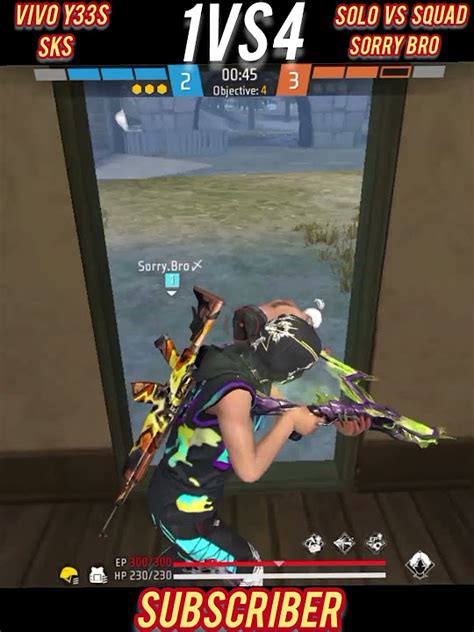 Super Fastest 1vs 4 Clutch🔥wait For The End🤯 Shorts Freefire Sorry