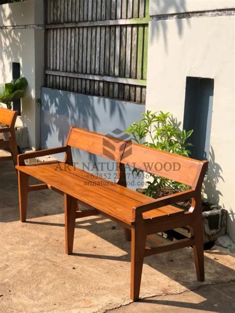 MEJA MAKAN KAYU JATI SOLID ART NATURAL WOOD