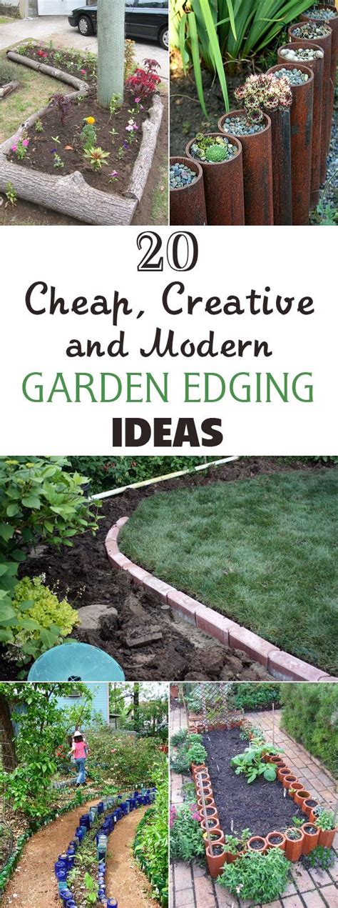 20 Cheap Creative And Modern Garden Edging Ideas Garden Edging Ideas