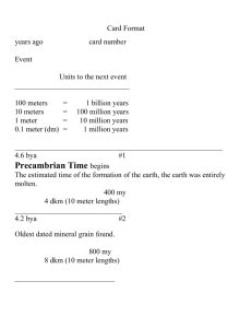 Geologic Time Scale Activity Earth Science Timeline