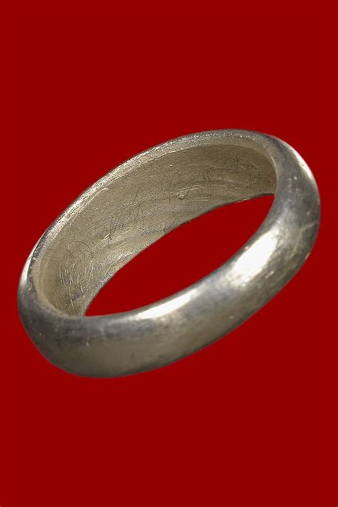 แหวนปลอกมีด รุ่นแรก เนื้อเงิน ปี2523 หลวงปู่ดู่ วัดสะแก ร้าน ศิษย์หลวงปู่ชื้น