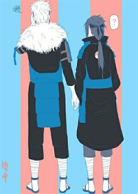 Naruto Tobirama Senju X Izuna Uchiha Tobiizu 애니메이션 나루토 만화