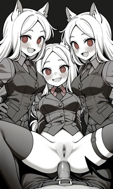 Rule 34 1boy 3girls Ai Generated Anal Cerberus Helltaker Female