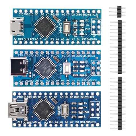 placa de desenvolvimento de módulo microcontrolador usb nano v3 0