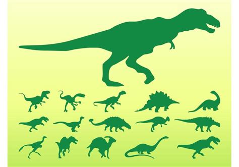 Dinosaurs Silhouette Set 124422 Welovesolo