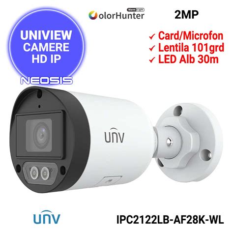 Camera IP MP Exterior UNIVIEW IPC LB AF K WL Neosis Ro