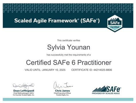 Sylvia Usama On Linkedin Safe6 Certification Professionaldevelopment 10 Comments