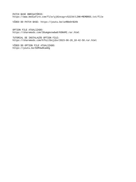 Link Option File Socram Patch Membro By Winning Eleven Pdf