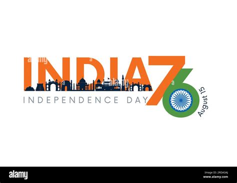 Happy Independence Day India 15th August Background Vector