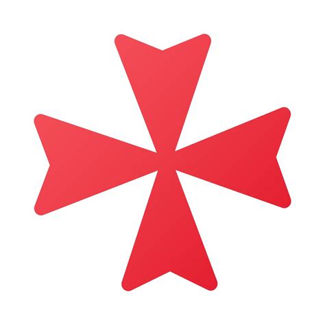 Maltese Cross Text Symbol