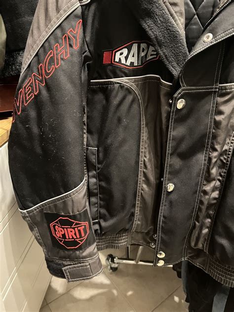 Givenchy Givenchy X Rare Spirit Ss2020 Multi Logo Motorcycle Jacket