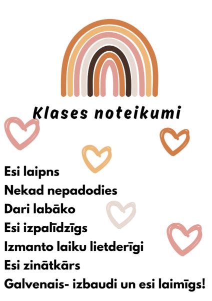 Atgādne Klases Noteikumi Mācību Materiāli