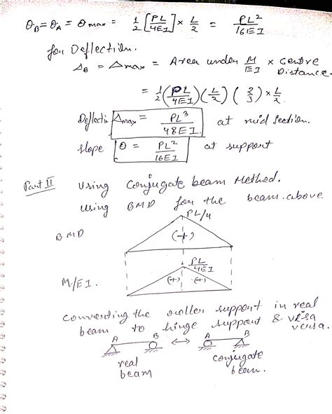Solved Solve Using Moment Area Method And Conjugate Beam Method