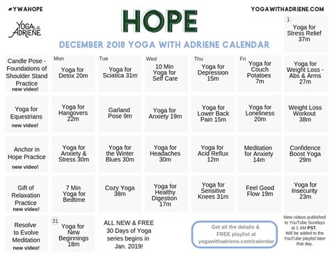 Move 2024 Calendar Yoga With Adriene 2024 Adore Ardelis