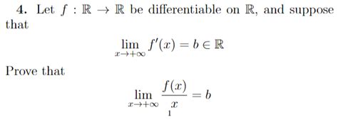 Solved 4 Let Fr→r Be Differentiable On R And Suppose That