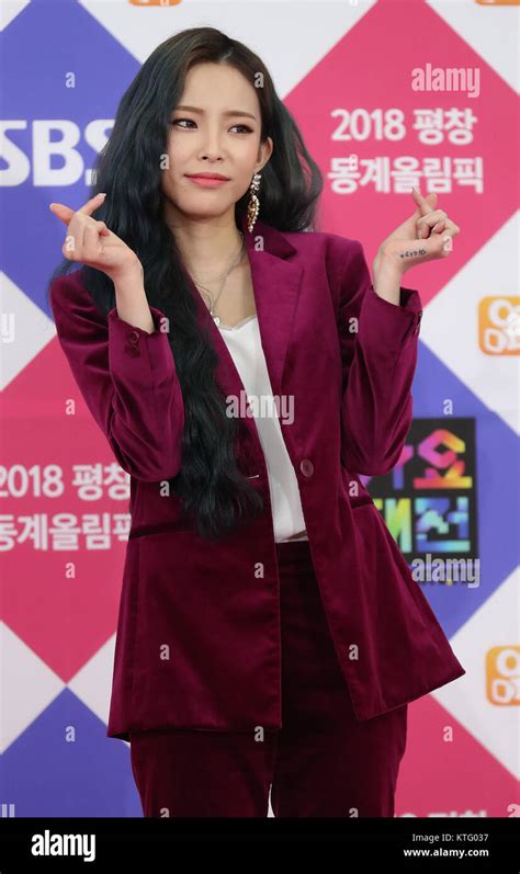 26th Dec 2017 S Korean Singer Heize South Korean Singer Heize Poses