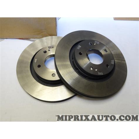 Paire disques de frein avant 293mm diametre ventilé Citroen Peugeot
