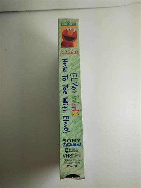 Brand New Elmos World Head To Toe With Elmo Vhs Rare Factory Sealed