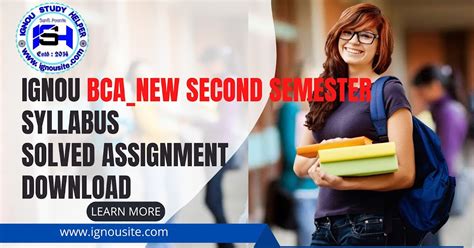 IGNOU BCA New Second Semester Solved Assignments 2025 Free Solution