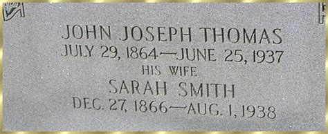 John Joseph Thomas 1864 1937 Find A Grave Memorial
