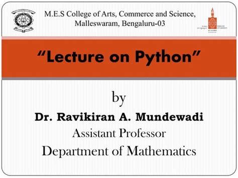 Python Revision Tour I Pdf