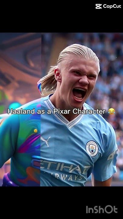 Haaland As A Pixar Character Youtube