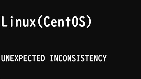 Linux 『unexpected Inconsistency』でosが起動しない Tarufulog