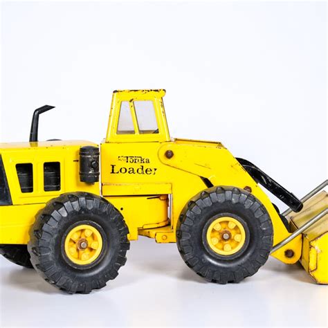Yellow Steel Mighty Tonka Loader Ebth