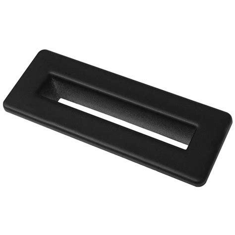 Scudo Rectangle Basin Overflow Insert Black Overflowsq Black