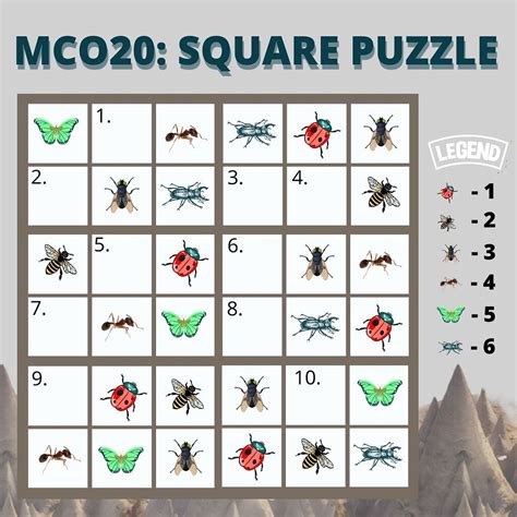 [mod Event]square Puzzle Antys Math Problem General Game Discussion The Ants Underground