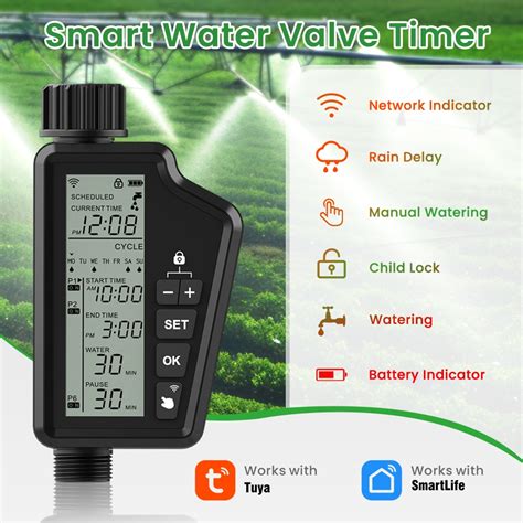 Avatto Tuya Wifi Smart Watering Timer Automatic Digital Garden Irrigation Controller，smart