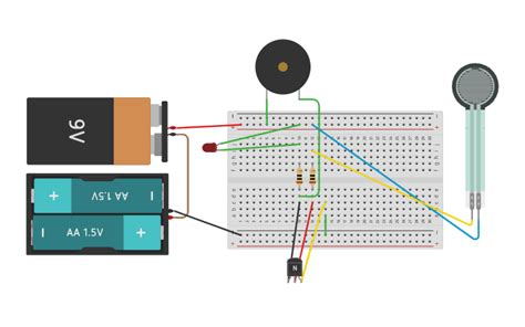 Circuit Design Rain Drops Tinkercad
