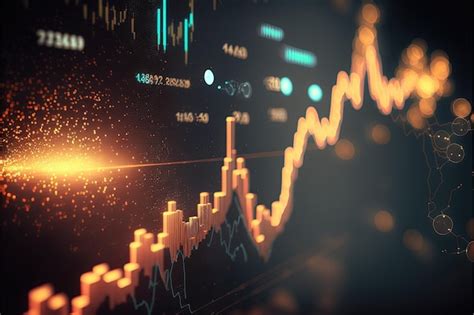 Premium Photo Computer Screen Monitors With Statistic Financial