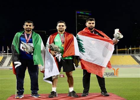 9 ميداليات للعراق في مستهل بطولة غرب آسيا لألعاب القوى المربد