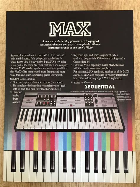 matrixsynth vintage sequential circuits synth ads