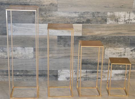 Χρυσές Ανθοστήλες Sbokos Deco Art
