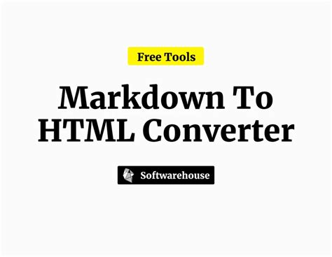 Free Markdown To Html Converter