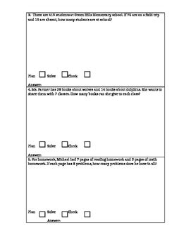 3 OA 8 Multistep Word Problem Practice By Ashley Tolson TPT