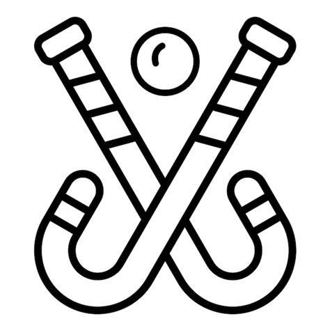 Premium Vector Hockey Vector Illustration Style