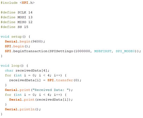 Spi Master And Slave Esp8266 Help Rembedded