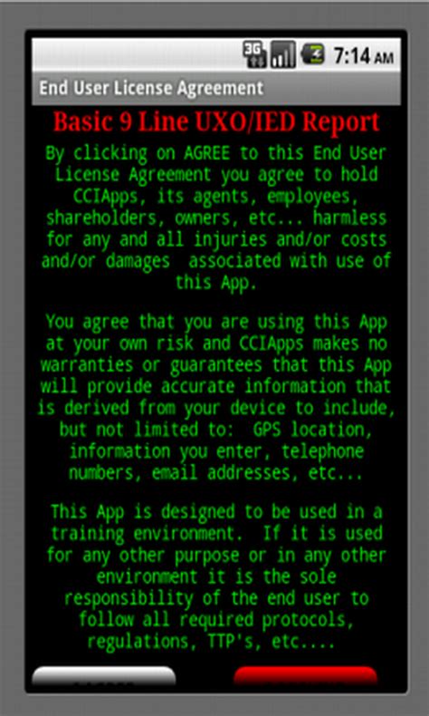 Basic 9 Line Uxo Ied Report App On Amazon Appstore