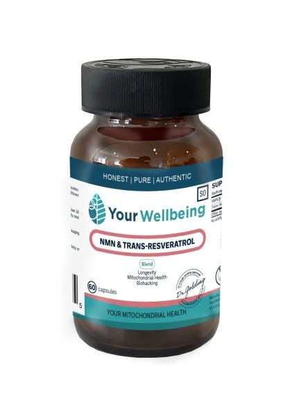 Your Wellbeing Nmn And Trans Resveratrol 60 Capsules Knysna Health