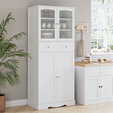 Glass Door Kitchen Cabinets Wayfair