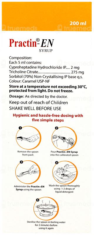 Practin En Syrup Uses Side Effects Price And Substitutes