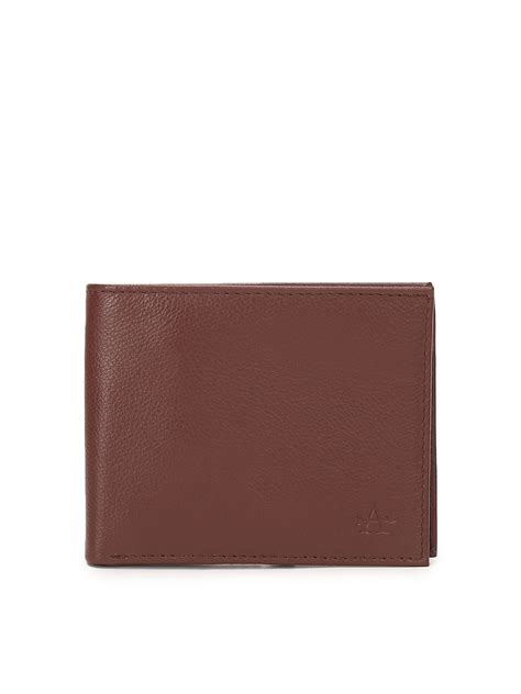 Buy Arrow Men Brown Pu Two Fold Wallet Wallets For Men 18674476 Myntra